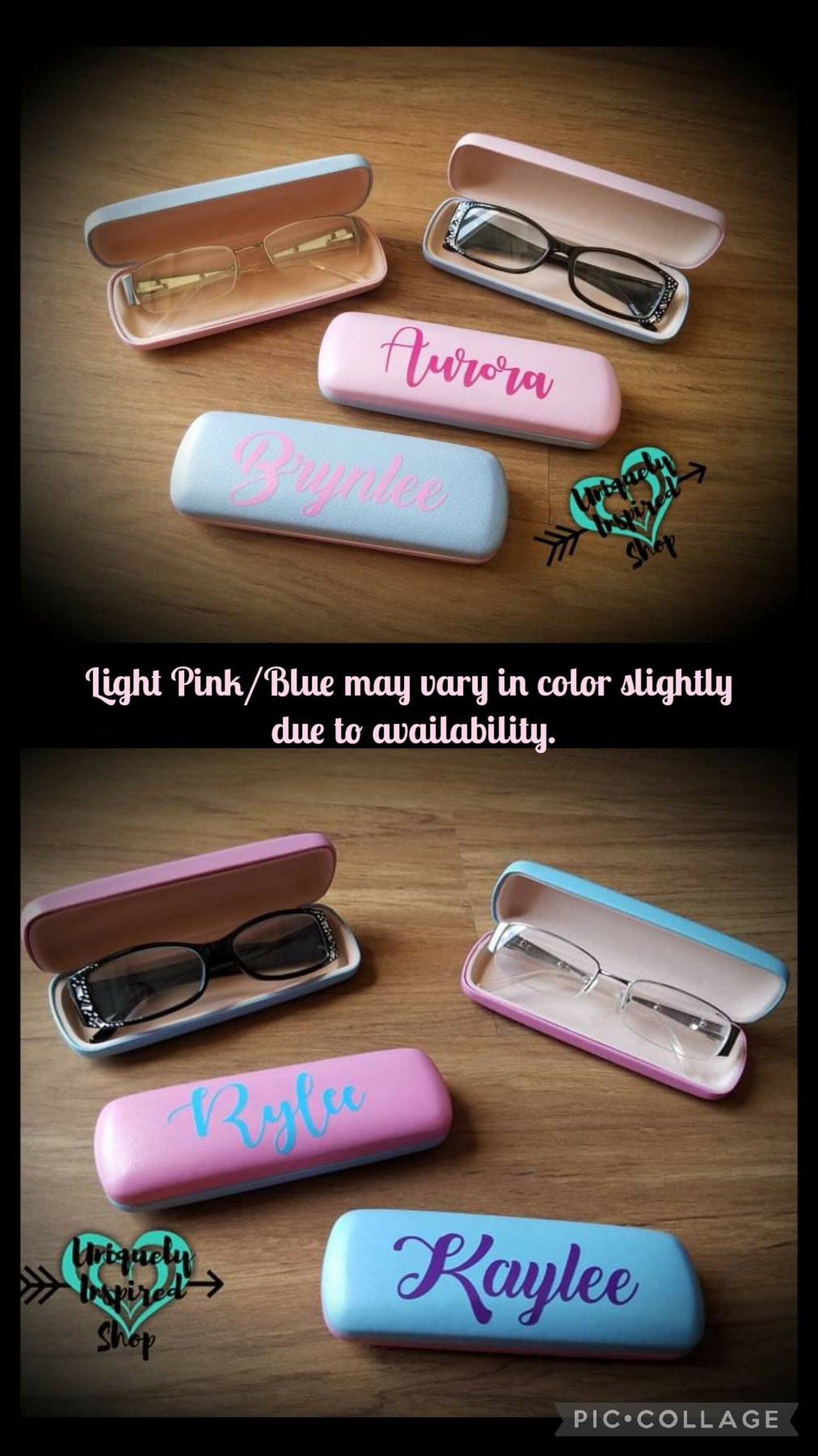 Personalized Eyeglass Case Personalized for Kids Glasses or - Etsy