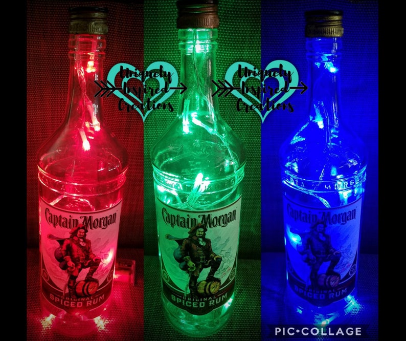 Captain Morgan Light Decor different colored lights to | Etsy