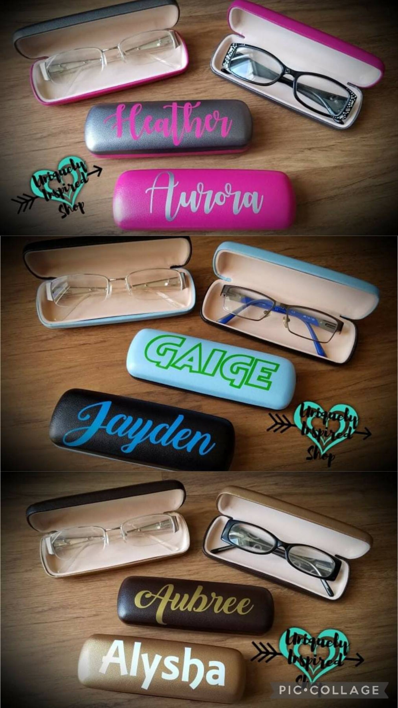 Personalized Eyeglass Case Personalized for Kids Glasses or - Etsy