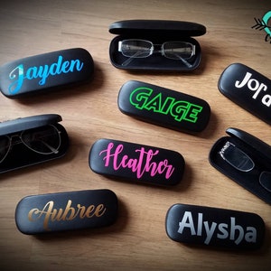 Personalized Eyeglass Case Personalized Gift for Women Men | Etsy