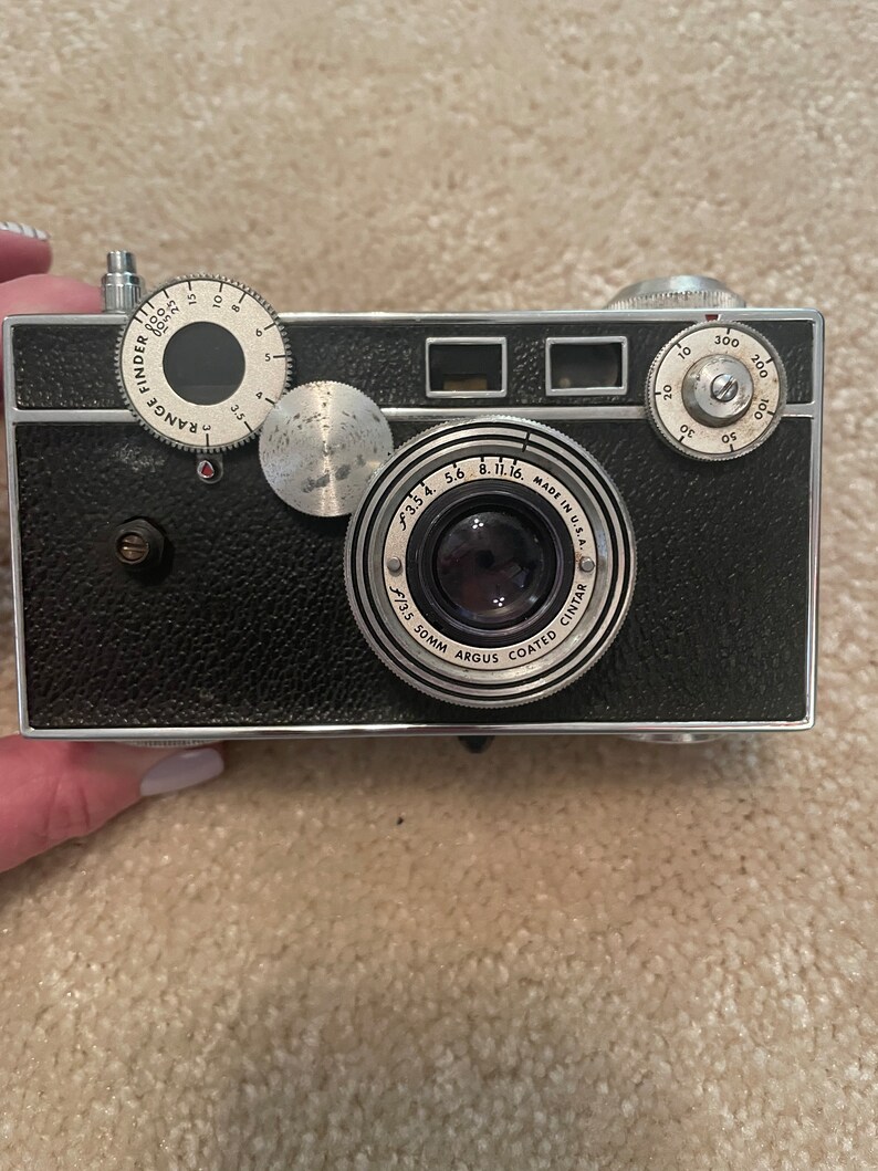 Vintage Argus Coated Cintar Range Finder Camera - Etsy