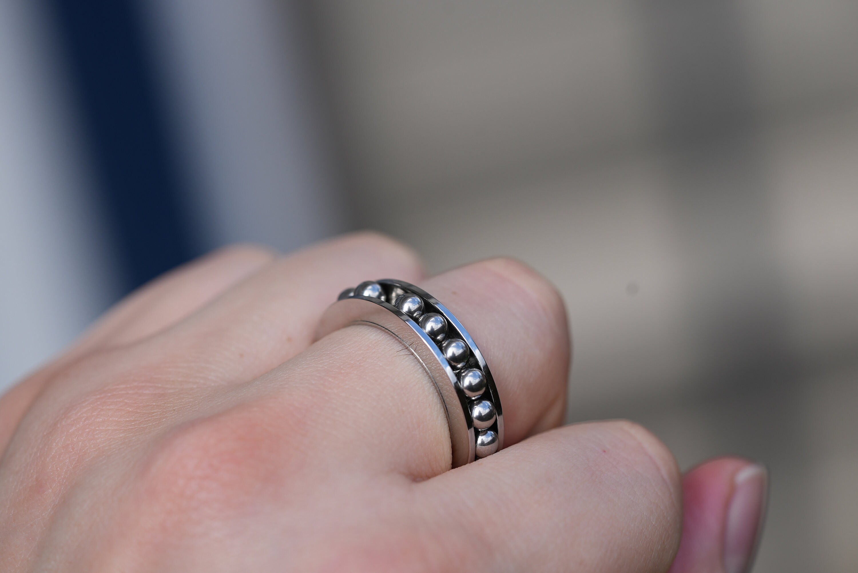 Fidget Ring for Men Mens Fidget Ring Mens Spinner Ring - Etsy