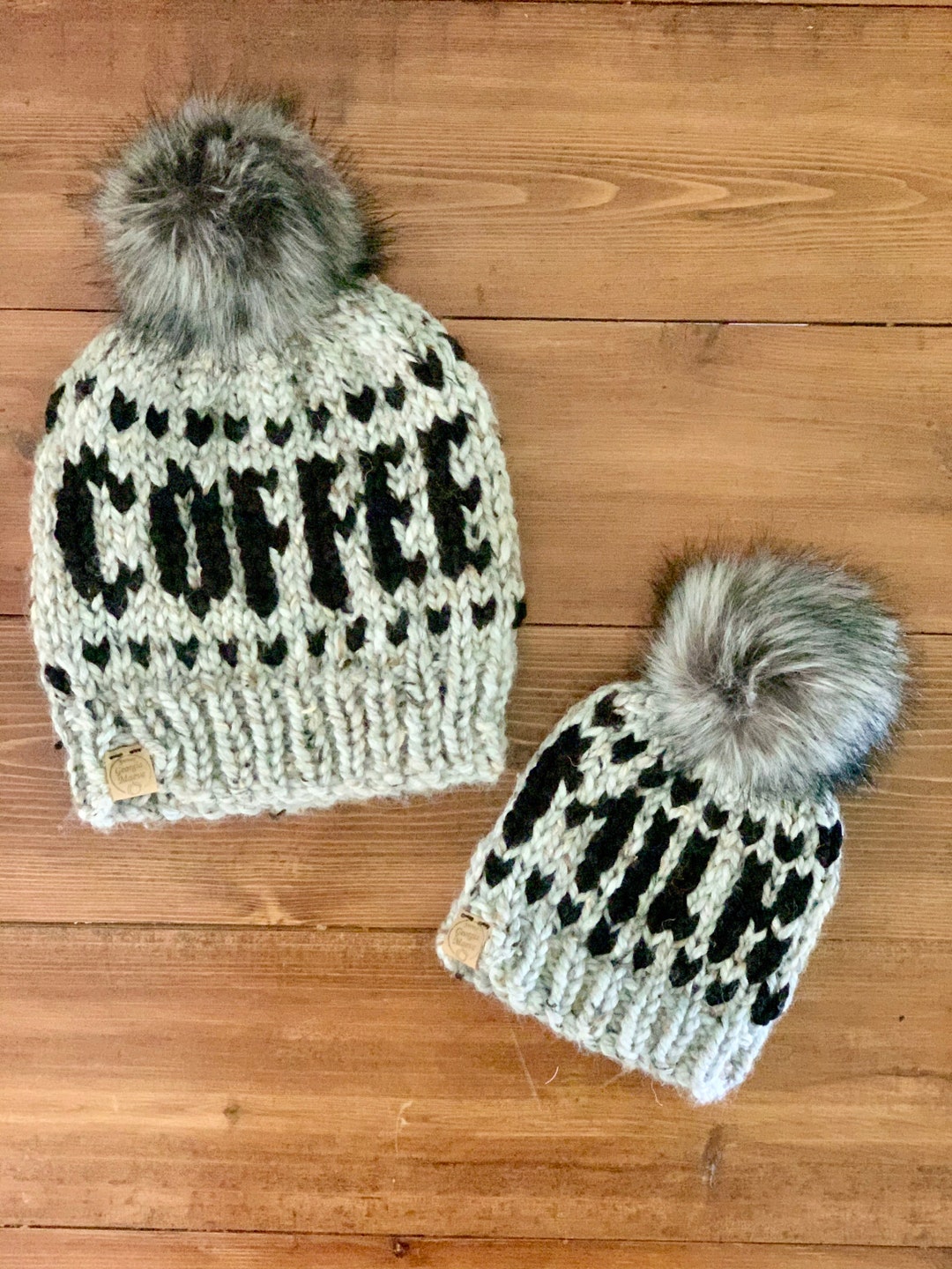Coffee and Milk Toque Set - Etsy