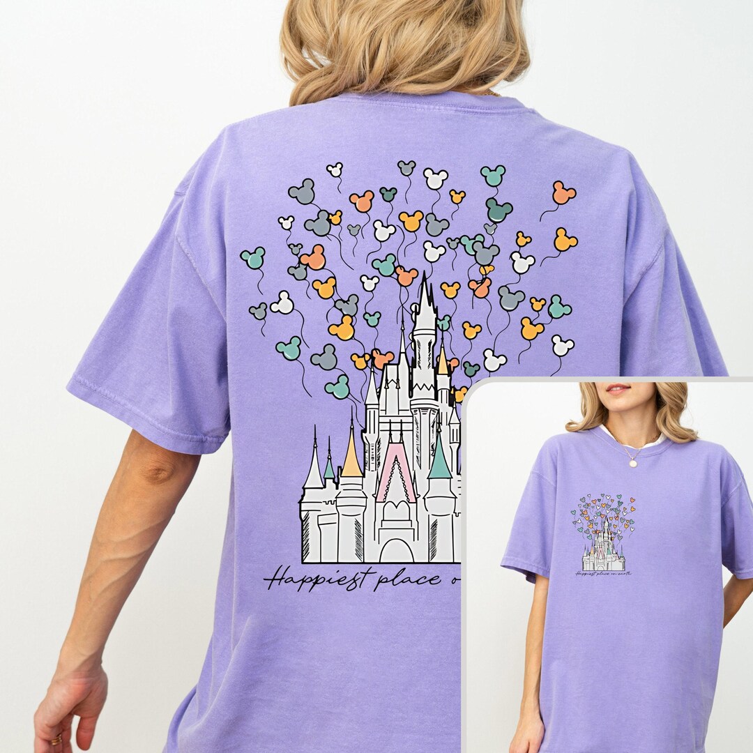 Comfort Color® Disney Castle Shirt Magic Kingdom Family Shirt Disney ...
