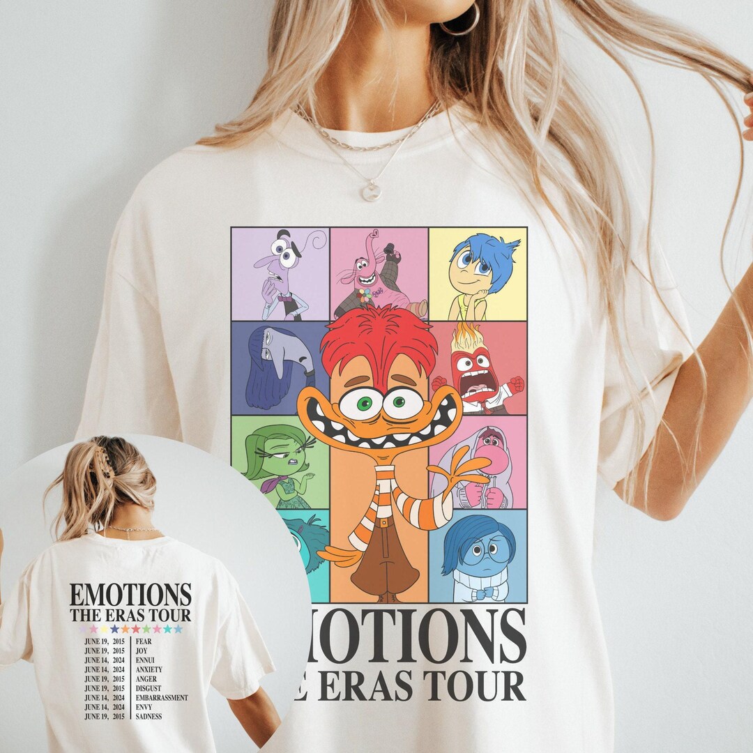 Comfort Color Emotions Eras Tour, Emotions Shirt, Core Memory Day ...