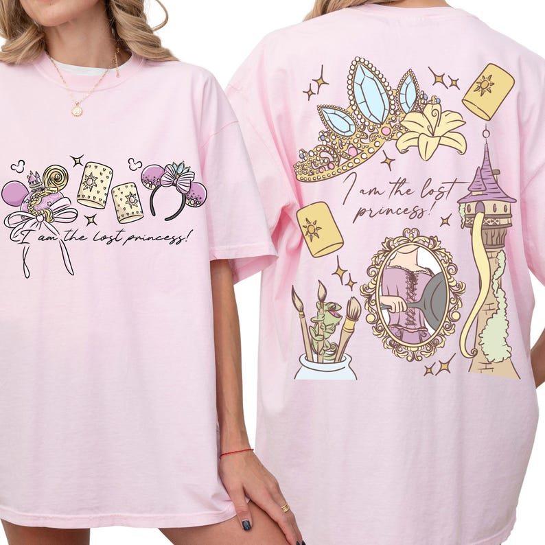 Comfort Color® Disney Rapunzel 2-sided Shirt WDW Princess Shirt ...