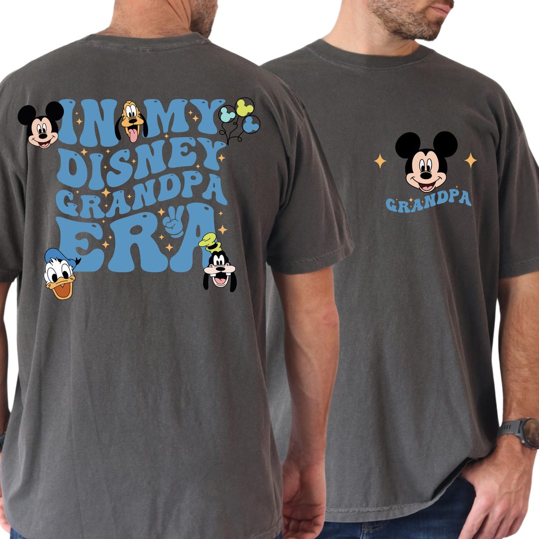 Comfort Color® in My Disney Grandpa Era Mickey Shirt Disney Grandpa ...