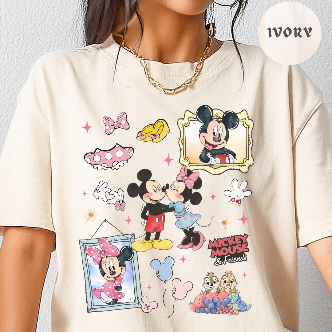 Comfort Color® Mickey Mouse and Friends Coquette Tee, Minnie and Daisy ...