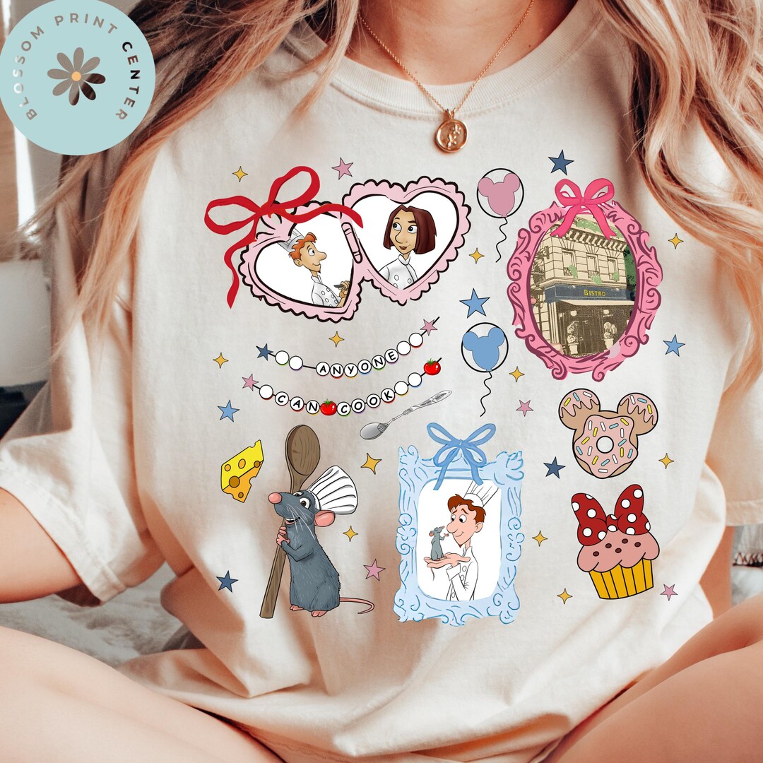 Comfort Color® Chef Rat Tour Shirt, Remy Ratatouille Shirt, Vintage ...