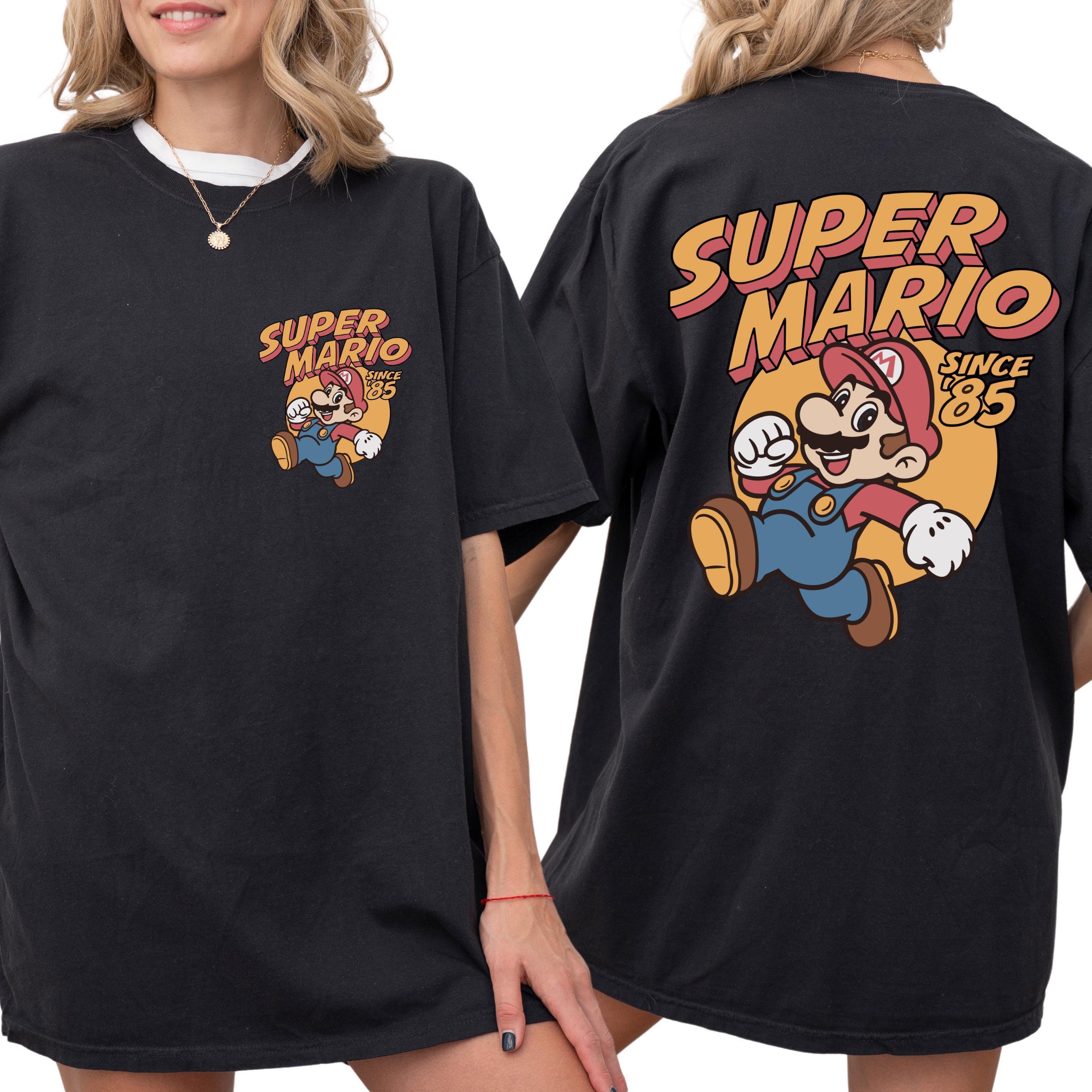 Comfort Color® Vintage Mario Shirt Mario Family Shirt Epic Universal ...