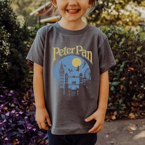 Comfort Color® Retro Disney Peter Pan Shirt, Tinker Bell Wendy Flight ...