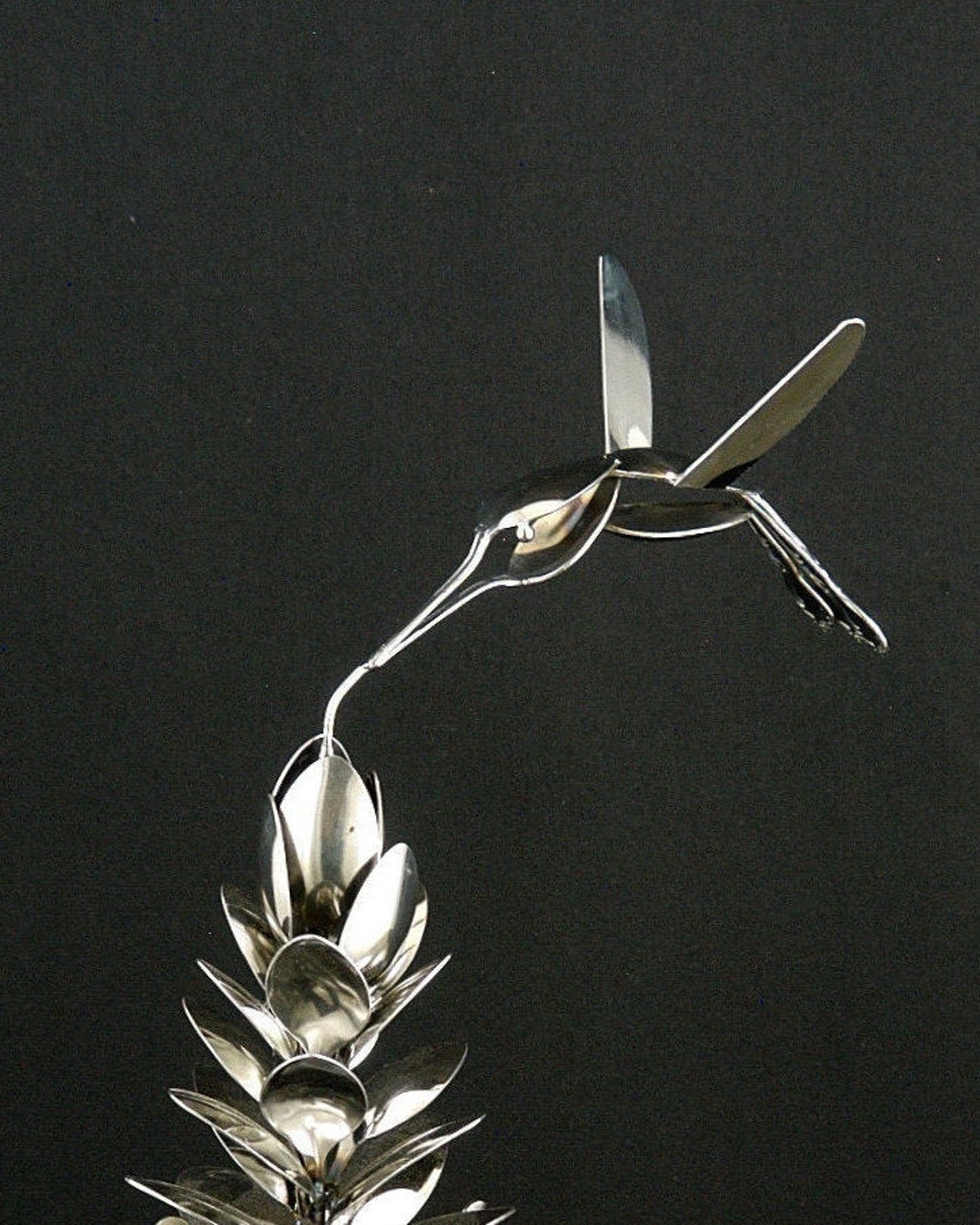 Hummingbird Flower Attachment Hummingbird Garden Decor Yard Etsy