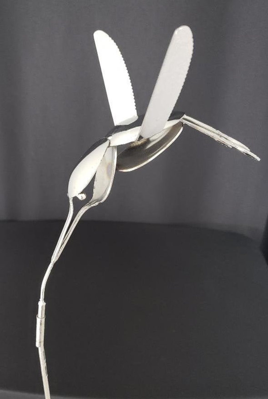 Hummingbird Flower Attachment Hummingbird Garden Decor Yard Etsy