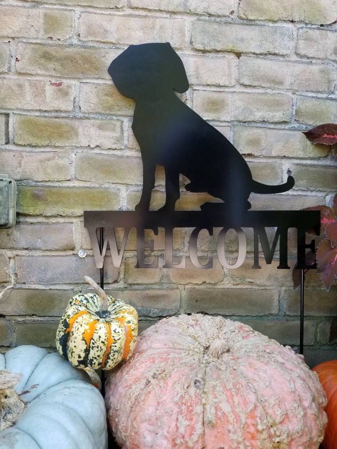 Metal Dog Breed Welcome Signs, Metal Sign, Dog, Puppy - Etsy
