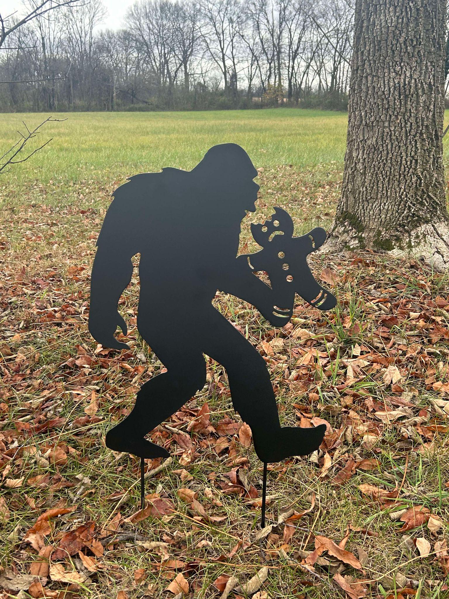 Sasquatchin' Gingerbread Men, Holiday Sasquatch, Hungary Bigfoot, Metal ...