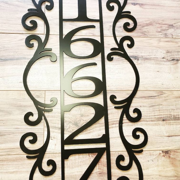 Steel Address Sign - Etsy