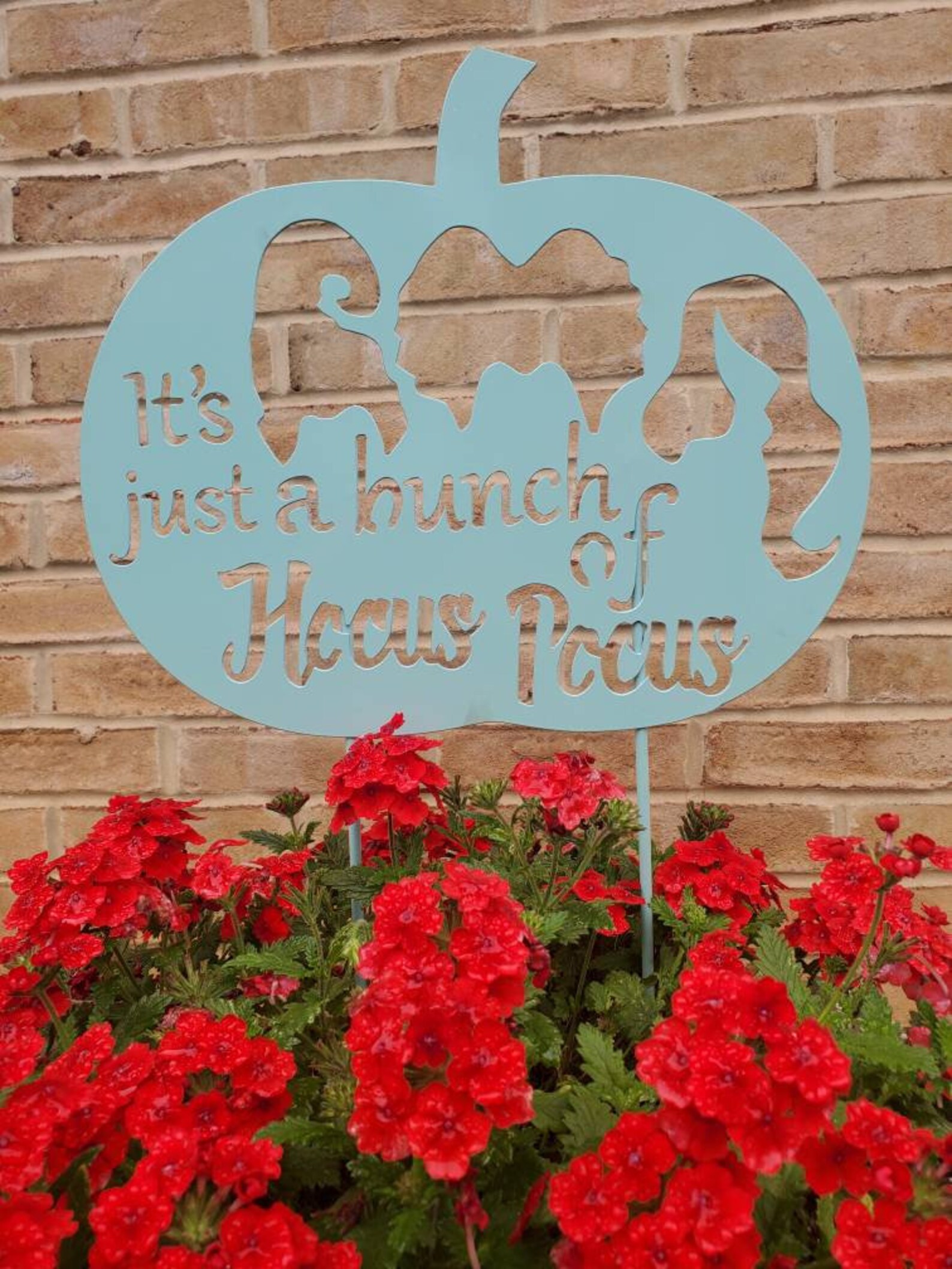 It's Just a Bunch of Hocus Pocus Metal Pumpkin Wall Decor. | Etsy