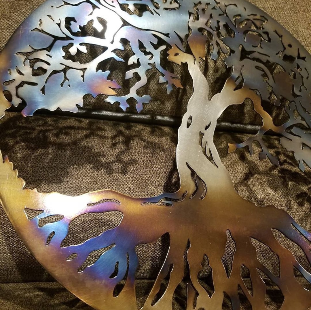 18 in Tree of Life Metal Wall Hanging. 100% Made in the USA! - Etsy