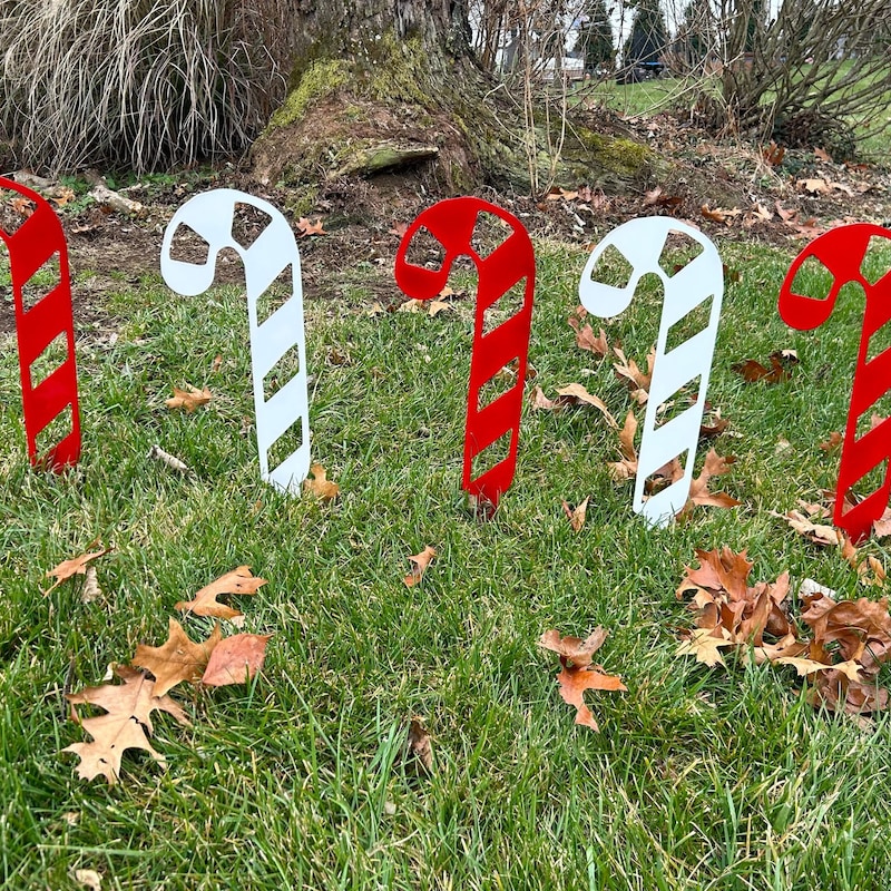 Candy Canes for Outside - Etsy