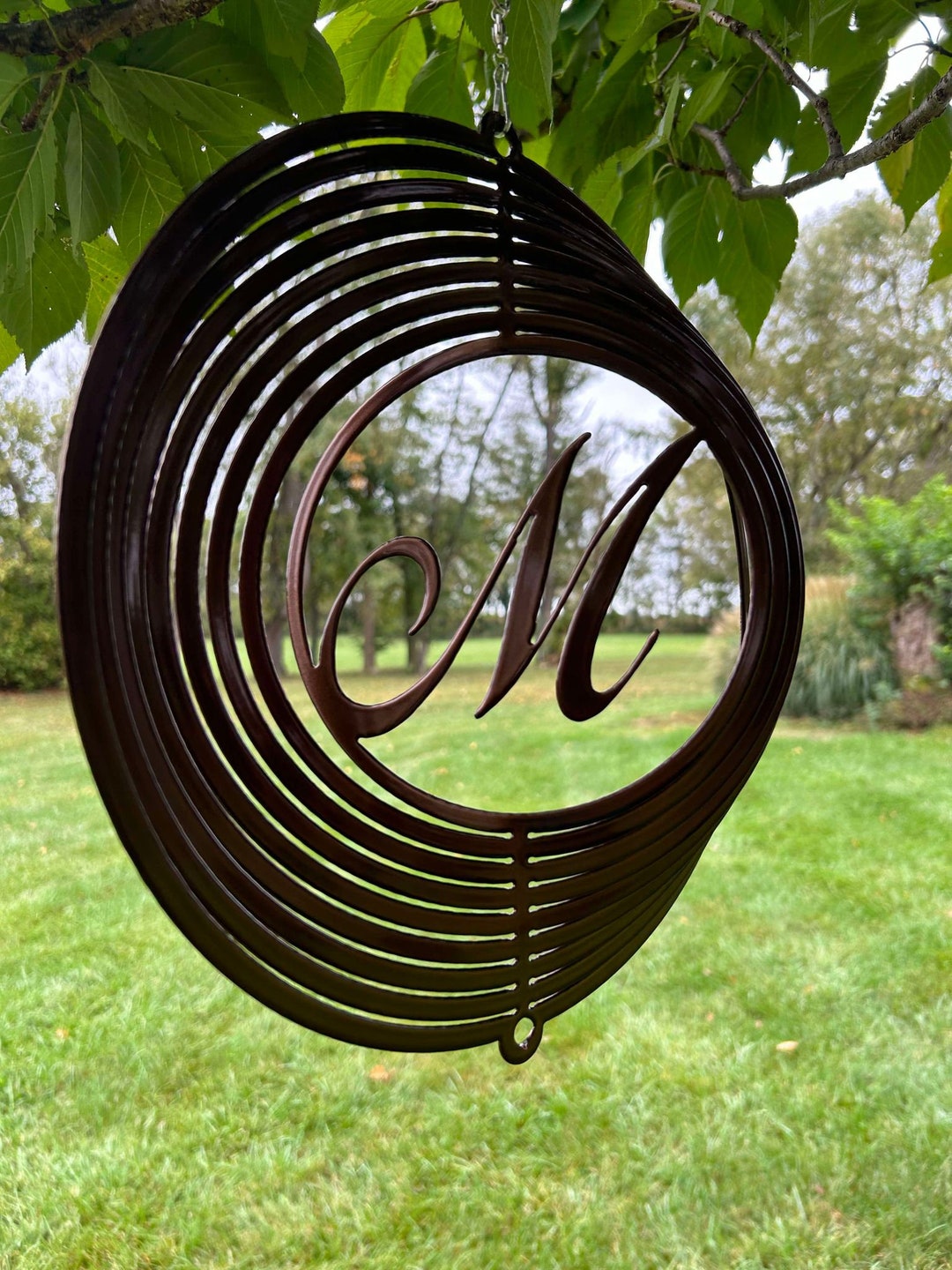 Personalized Wind Spinner, Porch Decorations, Garden Decor, Outdoors ...