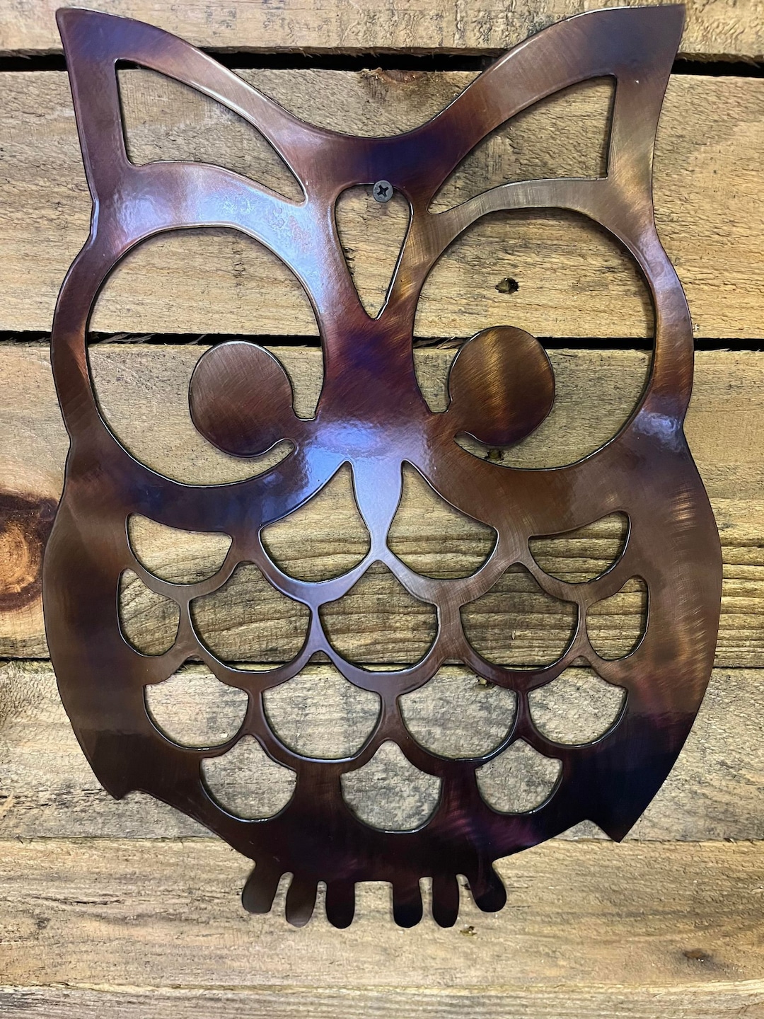 Metal Owl, Wall Decoration, Room Decor, Nursery Art, Metal Sign - Etsy