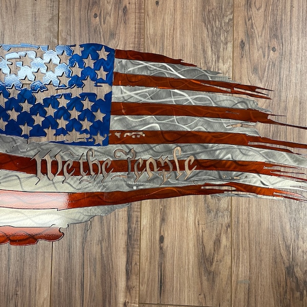 Rustic Metal Flag - Etsy