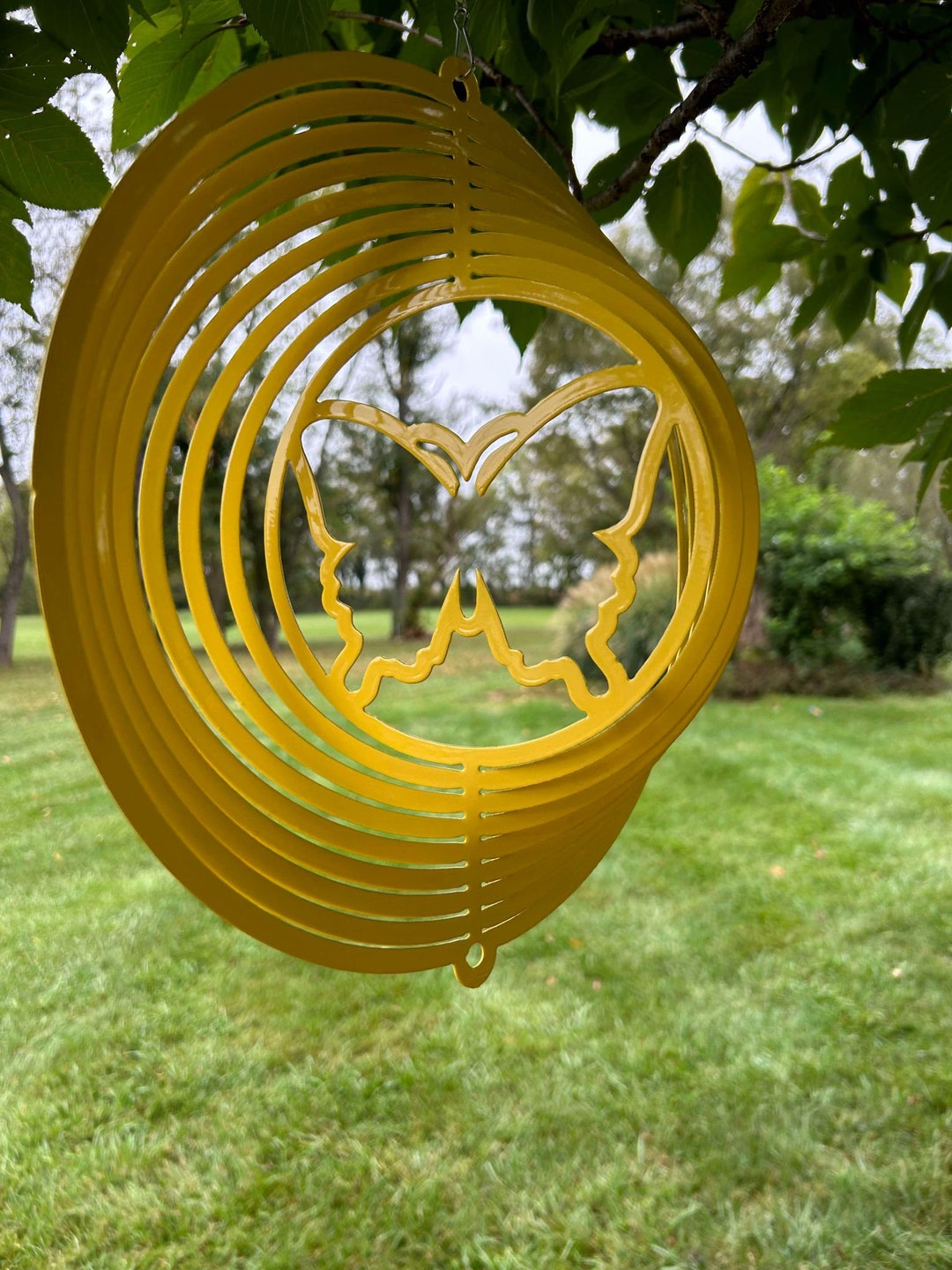 Spinning Butterfly, Wind Spinner, Metal, Porch Decor, Outdoor Decor - Etsy