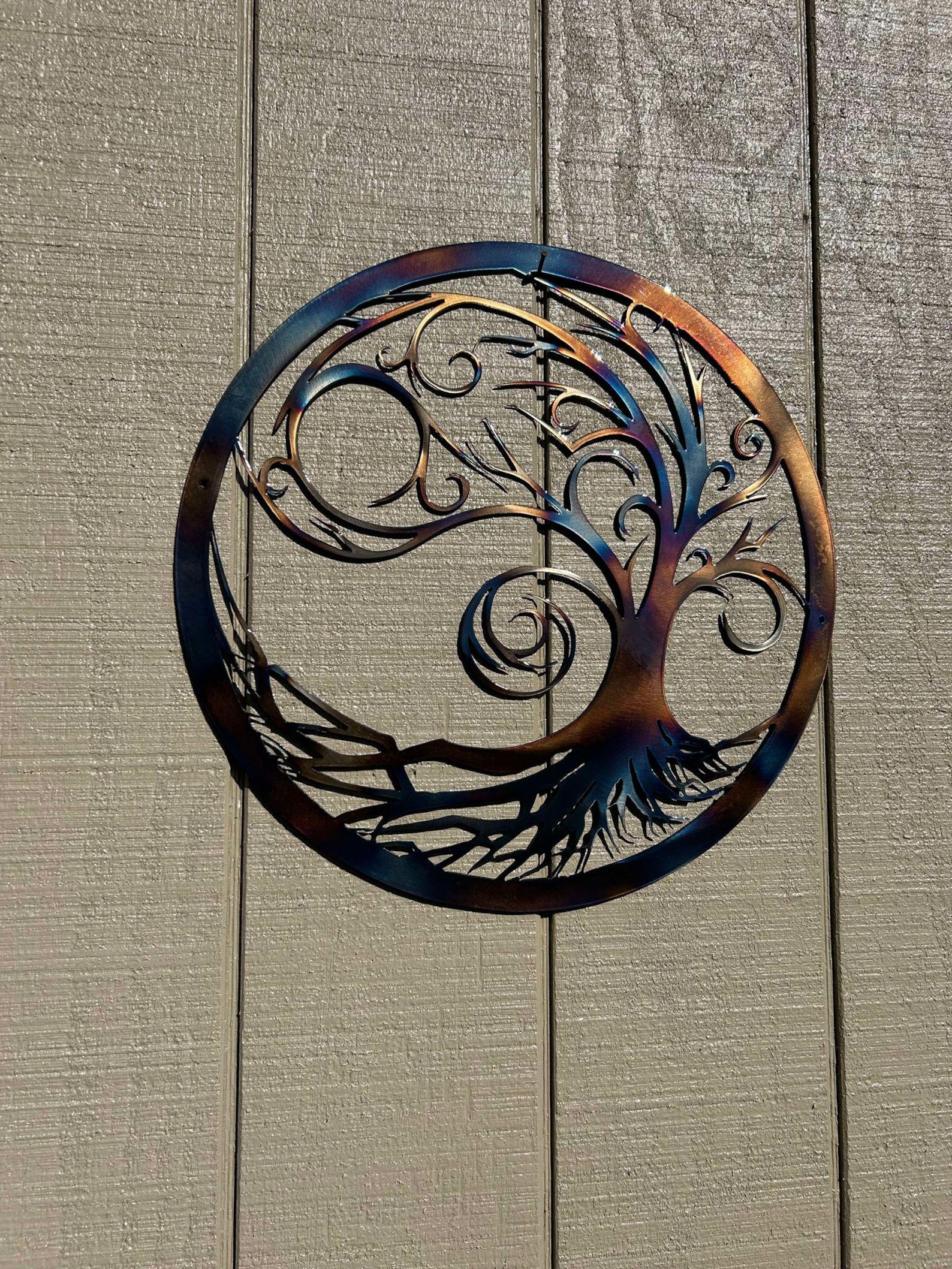 Starry Night Metal Tree, Van Gogh Tree Wall Hanging - Etsy