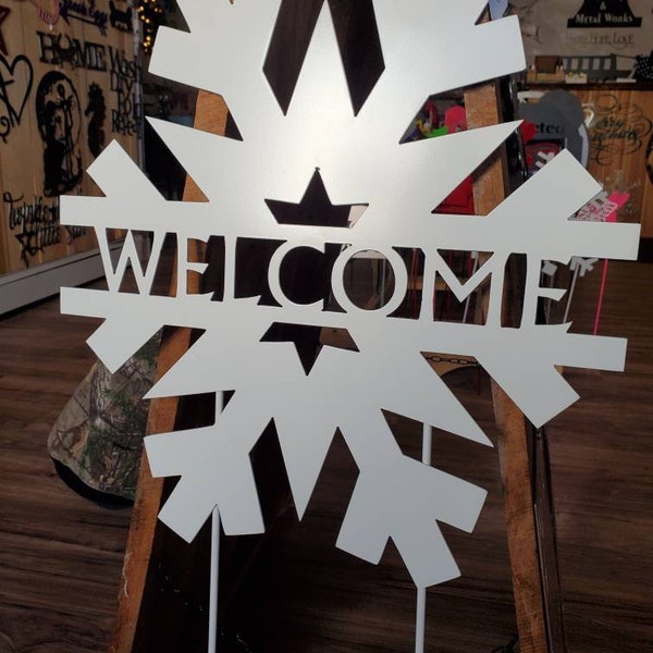 Flakes Welcome Sign - Etsy