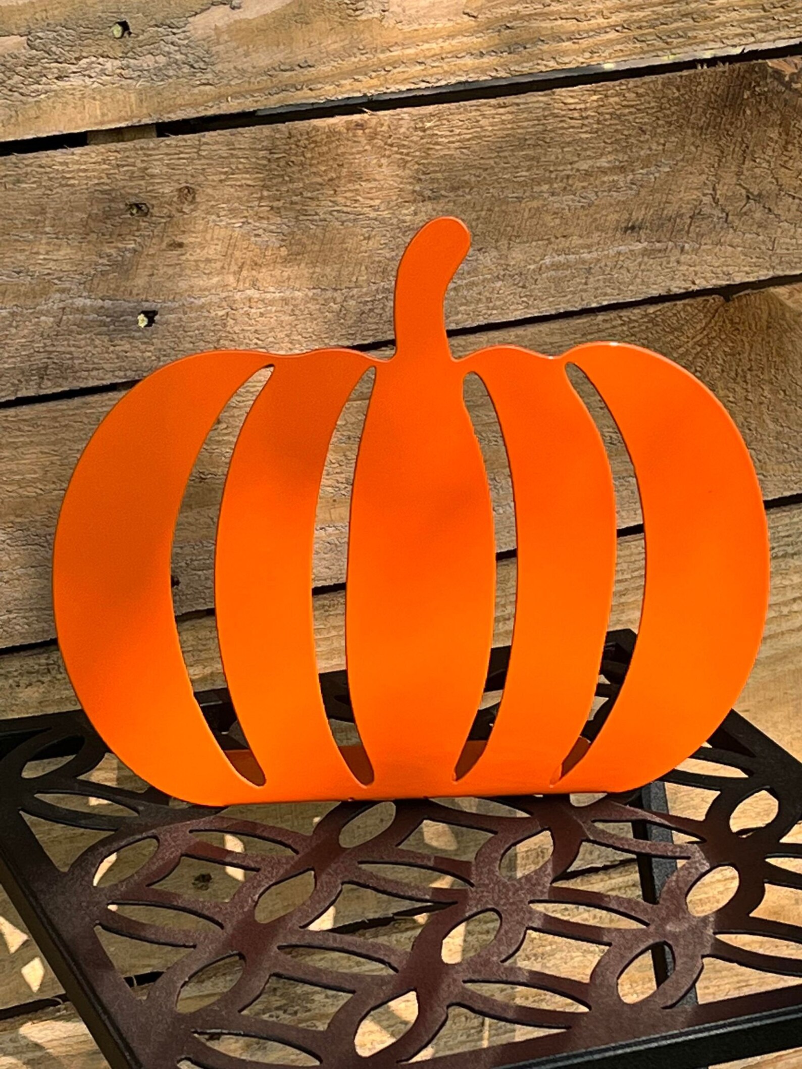 Pumpkin, Table Top Decoration- Metal Decor-fall-shelf Decorations - Etsy