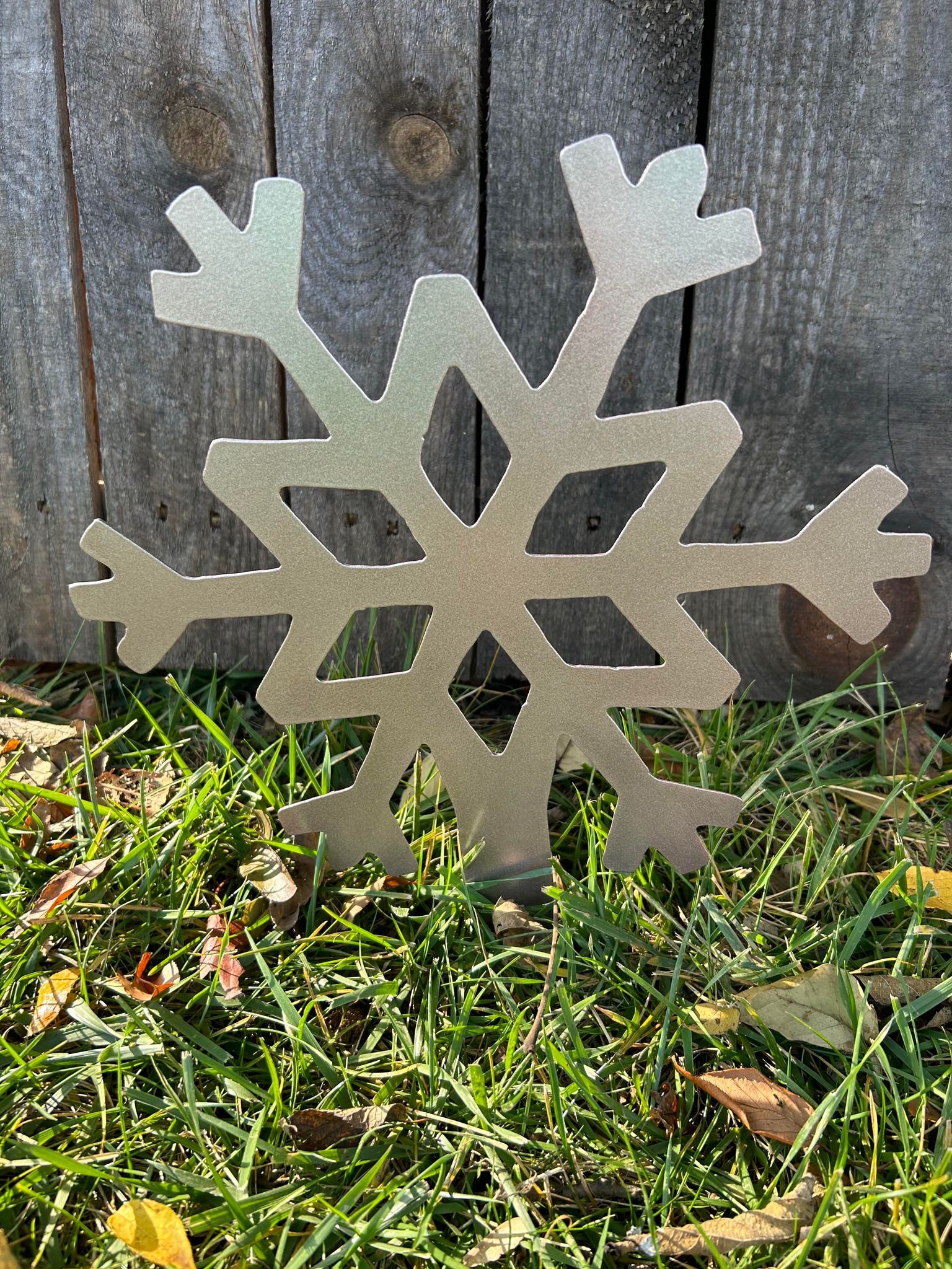 Wintery Mix, Snowflake Garden Decor, Yard Decor, Snowflakes, Metal ...