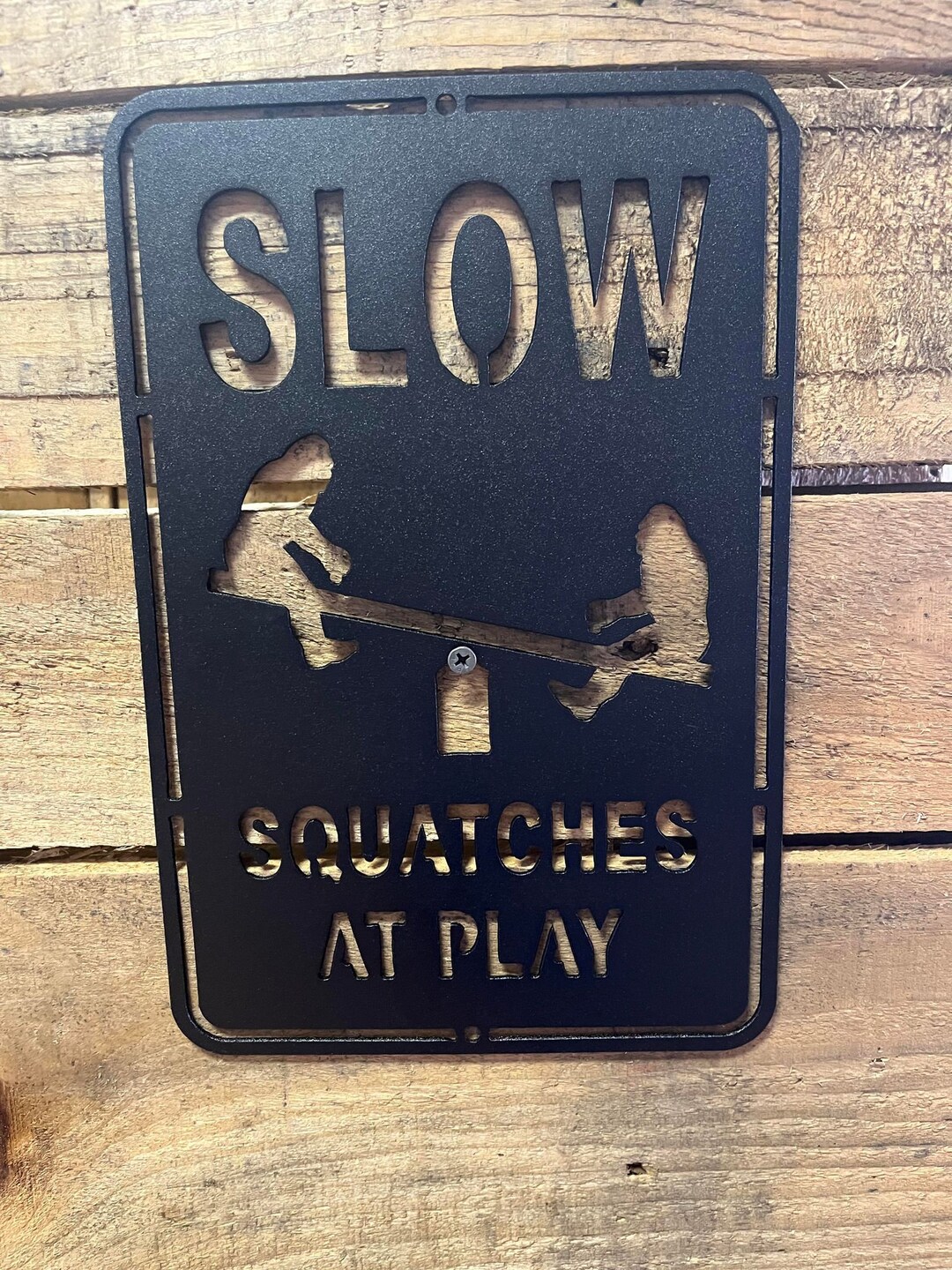 SLOW Squatches at Play, Sasquatch, Big Foot, Slow Down, Kids, Funny ...