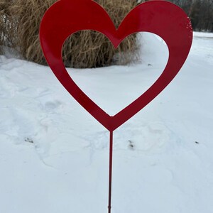 Heart Garden Decoration, Valentine's Garden Decor, February - Etsy