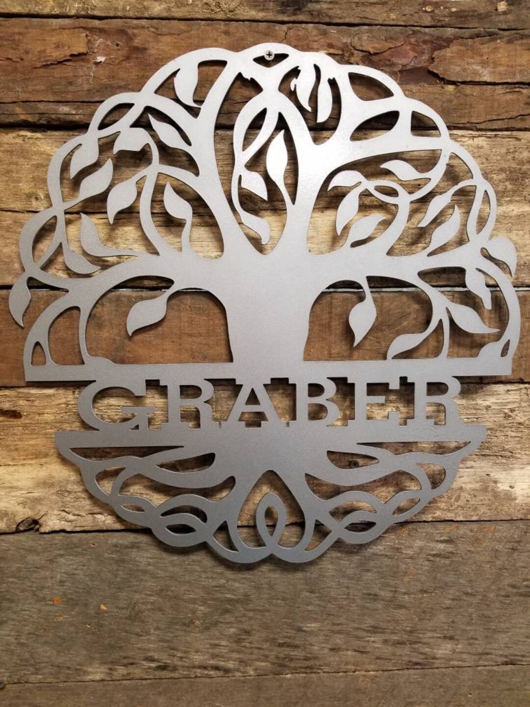 Personalized Tree of Life Metal Sign, Custom Made, Family, Indoor ...
