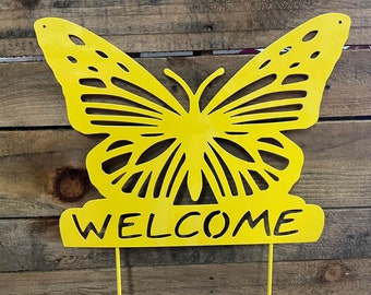 Butterfly Welcome Sign - Etsy