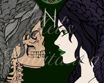 Goddess Hel Art - Etsy