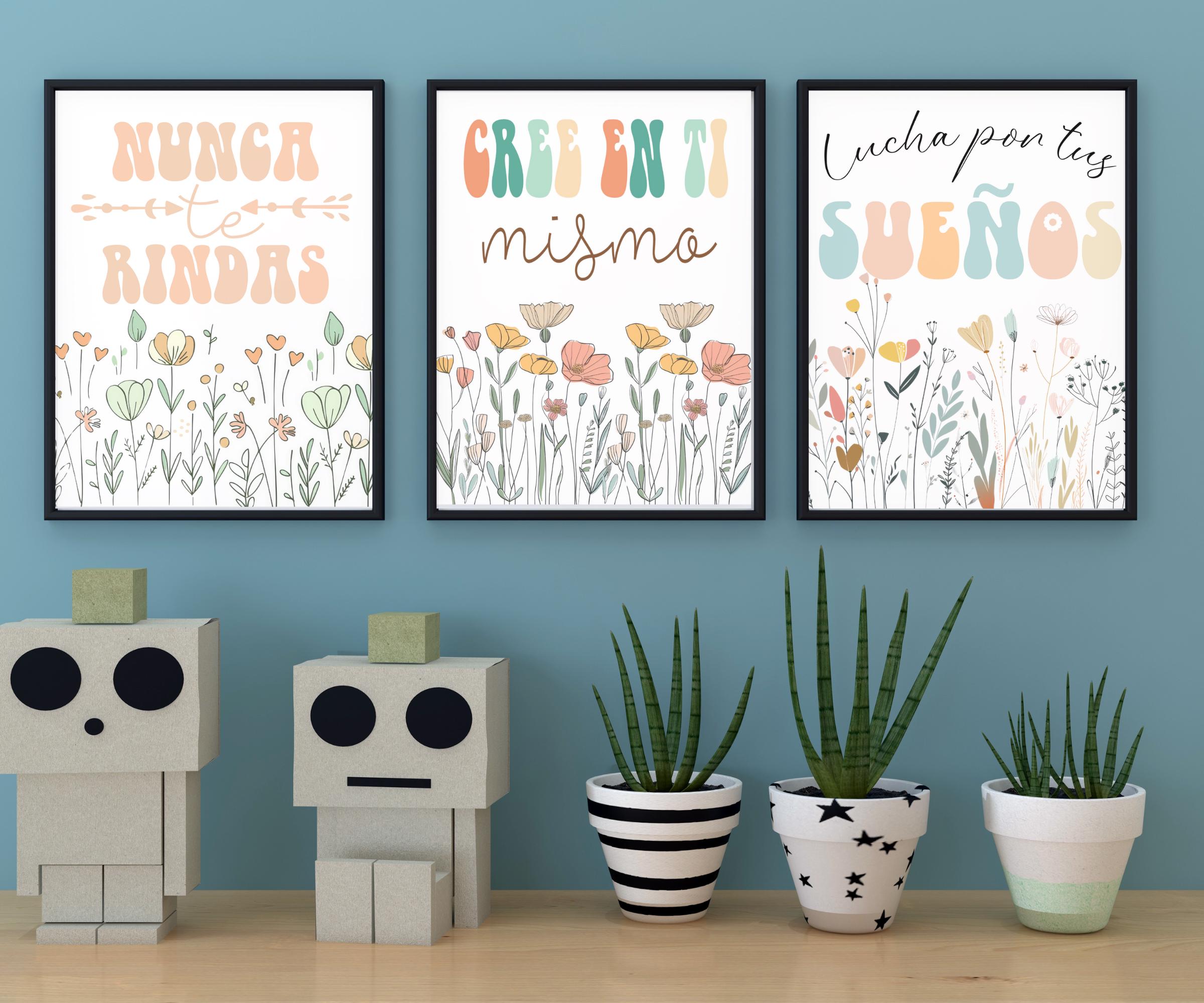 Classroom Posters in Spanish, Inspirational Boho Classroom, Classroom ...