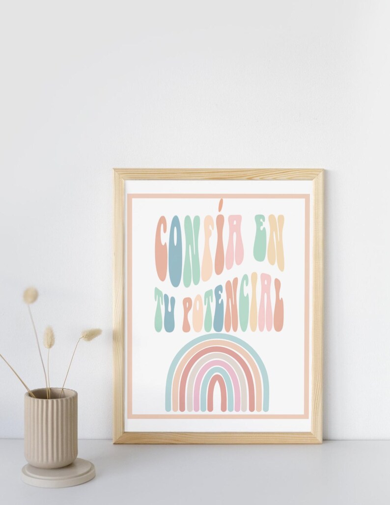 Classroom Posters in Spanish, Inspirational Boho Classroom, Classroom ...