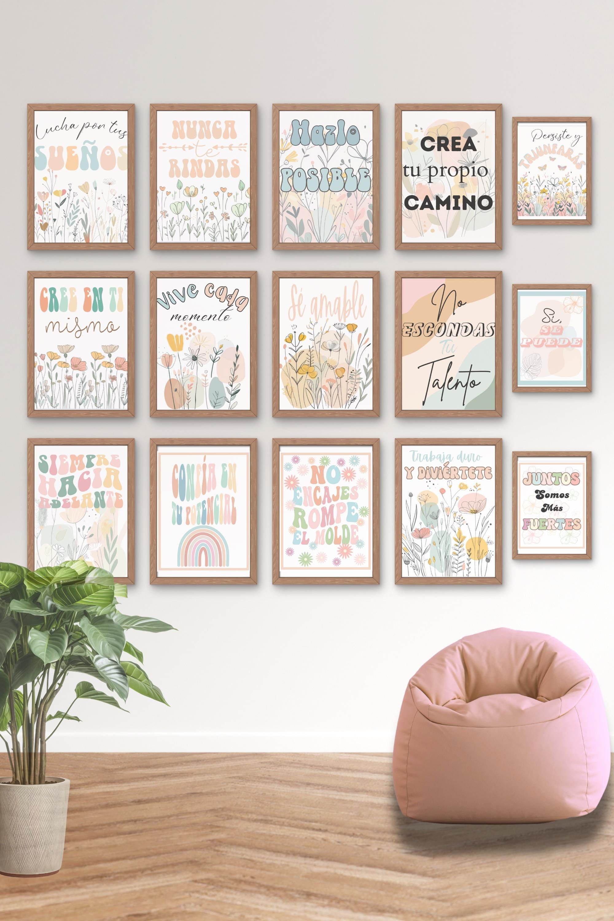 Classroom Posters in Spanish, Inspirational Boho Classroom, Classroom ...
