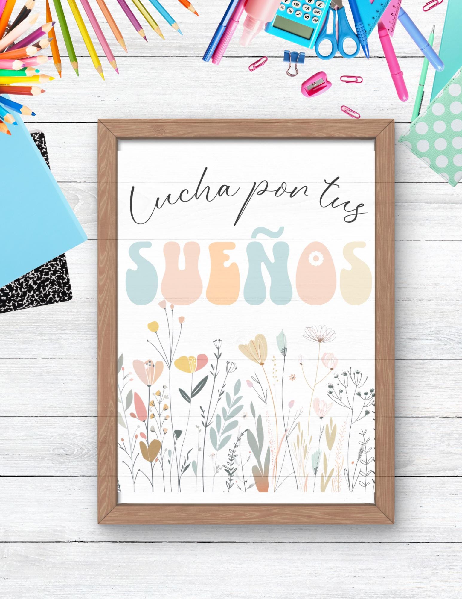 Classroom Posters in Spanish, Inspirational Boho Classroom, Classroom ...