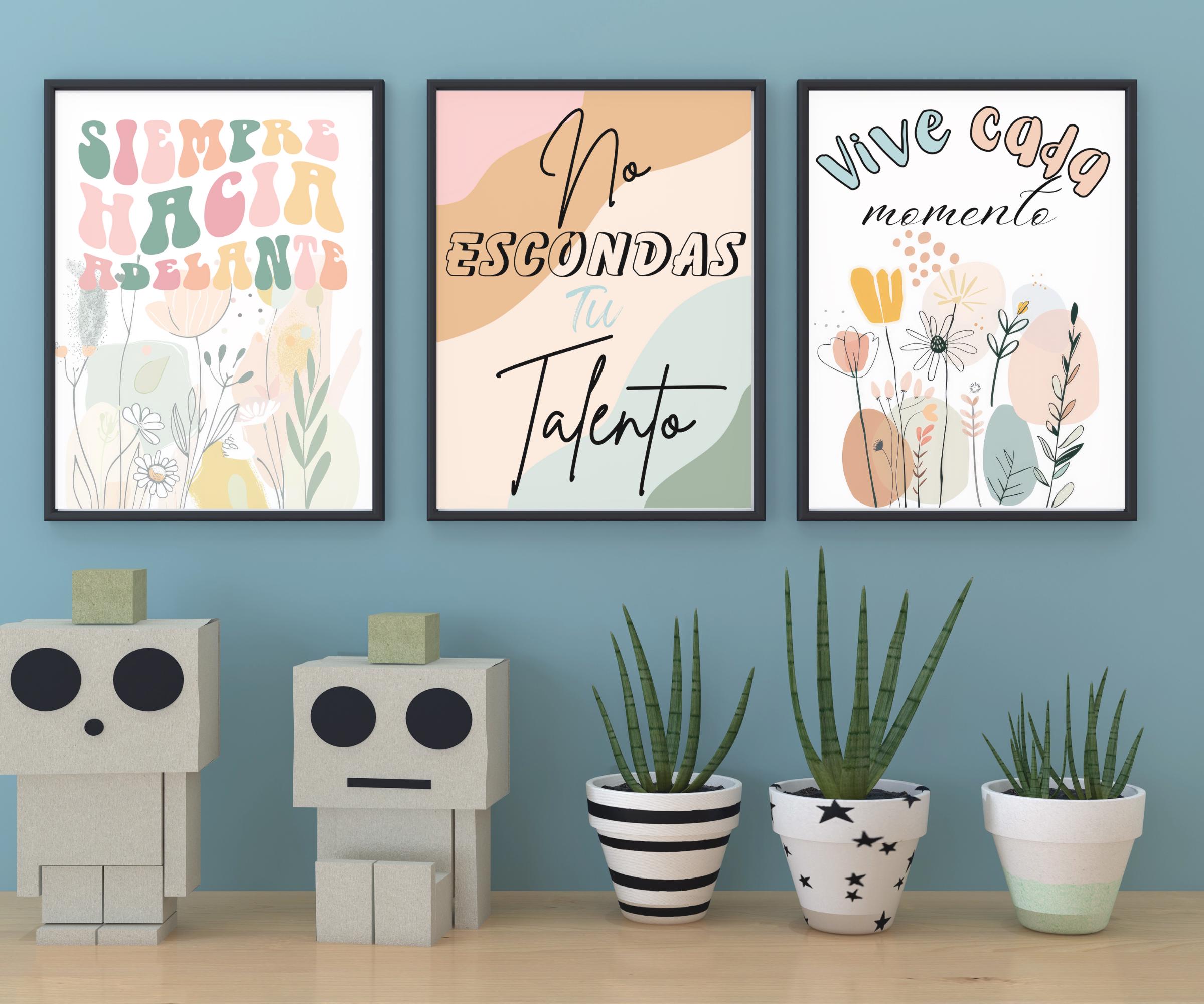 Classroom Posters in Spanish, Inspirational Boho Classroom, Classroom ...