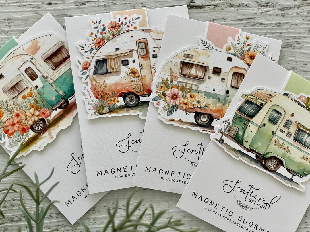 Vintage Caravans MAGNETIC BOOKMARKS - Etsy