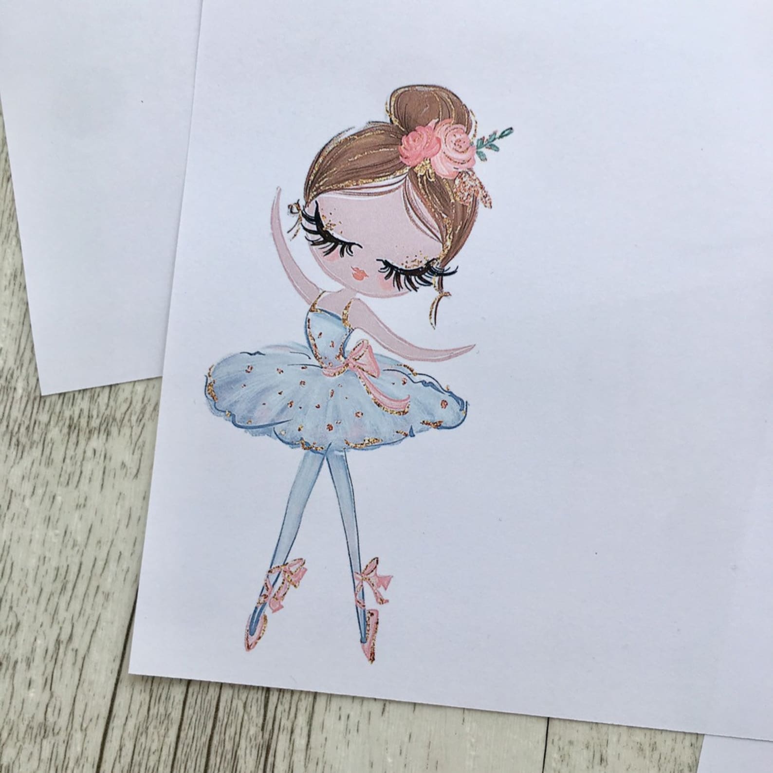 Childrens Personalised BALLERINA Writing Paper Set BALLET - Etsy UK