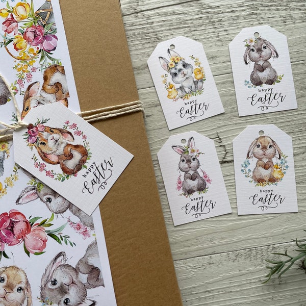 Easter Bunny Tags - Etsy