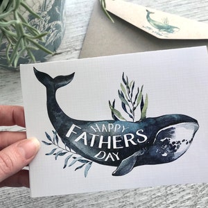 Fathers Day WHALE Card - Dad - With Love - FATHERS DAY - Scattered Seed ...