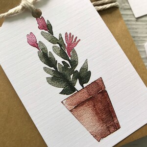 POTTED PLANTS Collection 2 Gift Tags Swing Tags pot Plants Gift Tags ...