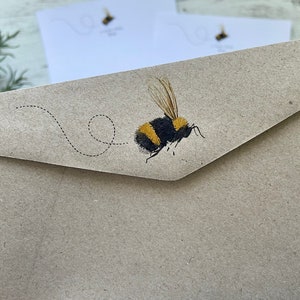 Personalised Writing Paper Set - BUMBLE BEE - Set of 20 - Bee ...