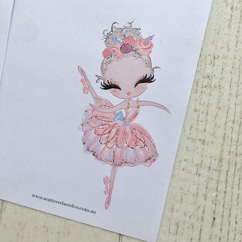 Childrens Personalised BALLERINA Writing Paper Set BALLET - Etsy UK