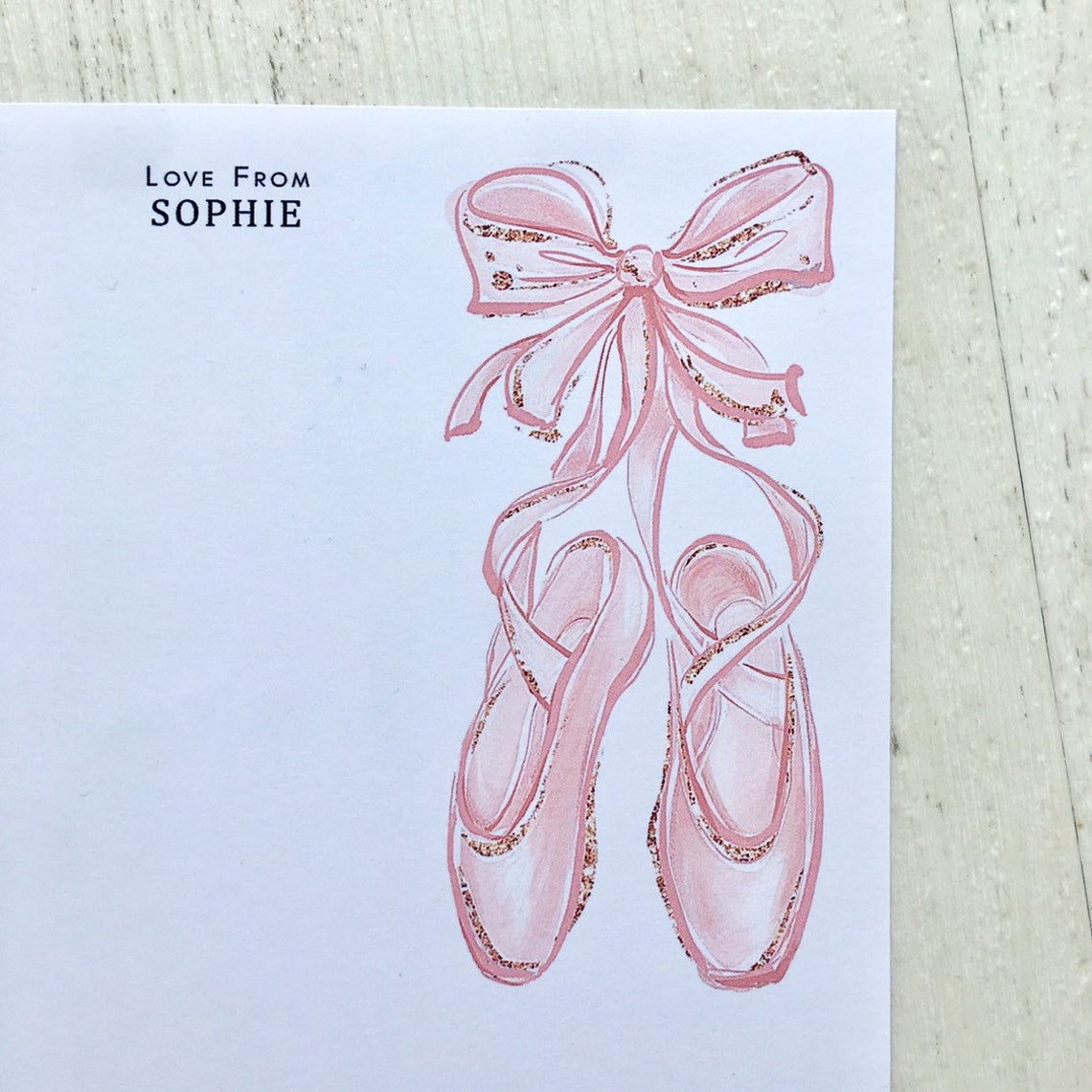 Childrens Personalised BALLERINA Writing Paper Set BALLET | Etsy UK