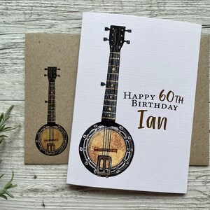 Personalised Musical Instrument Birthday Card - Piano Birthday Card ...